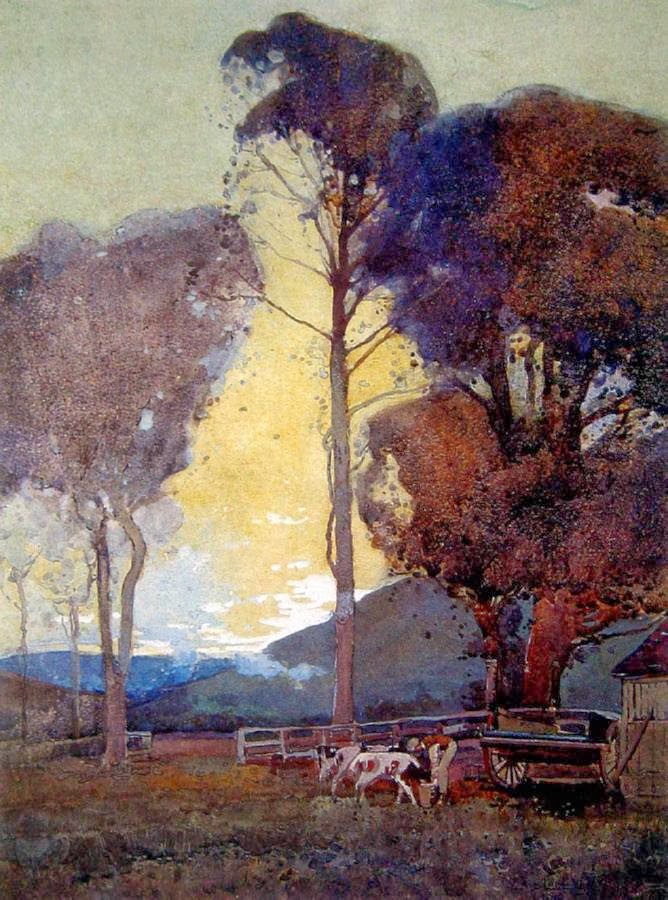 Sydney Long ~ Art Nouveau and Symbolist painter | Tutt'Art@ | Pittura ...