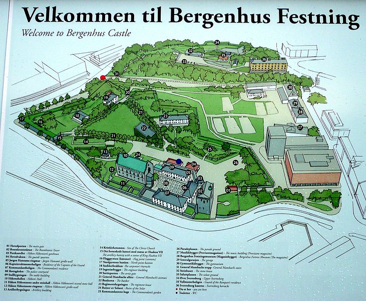 My Journey to see the Northern Lights: Bergenhus Fortress 17/09/2011