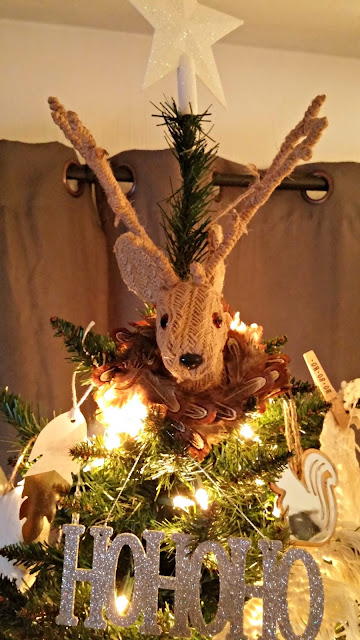 Boho-ho! A Boho Themed Christmas Tree! - Little Vintage Cottage