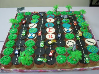 Creative Baking: Race Track Cupcakes