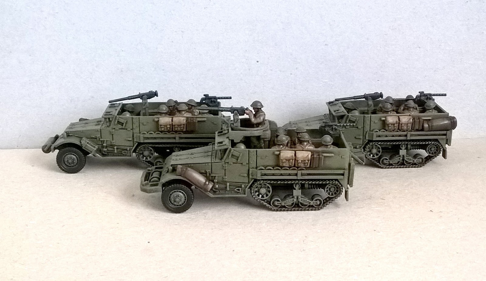 Plastic Soldier Company Allied M5 Halftrack 1/72 Scale - WW2 - Finished - Wargaming Hub