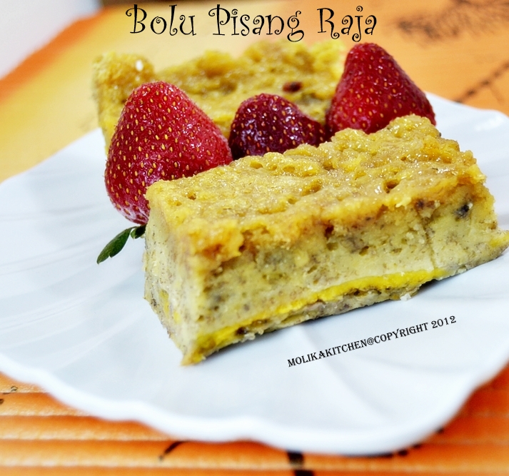 Molika Kitchen: Bolu Pisang Raja