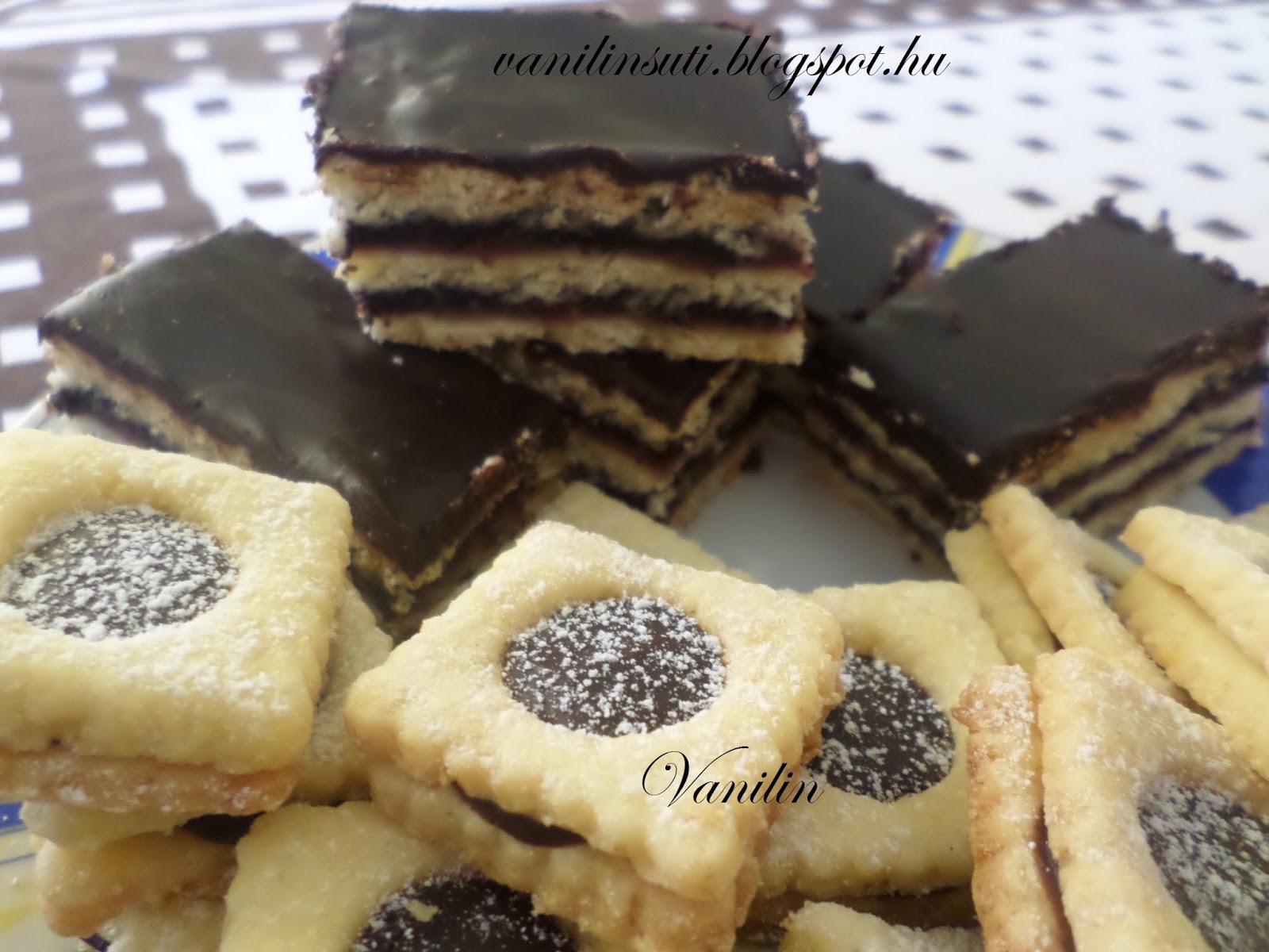 Süss Vanilinnel!: Kókuszos-csokoládékrémes linzer