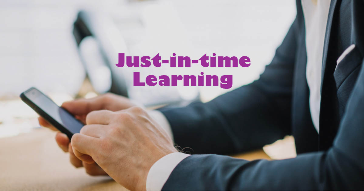 企業導入Just-in-time Learning 實務