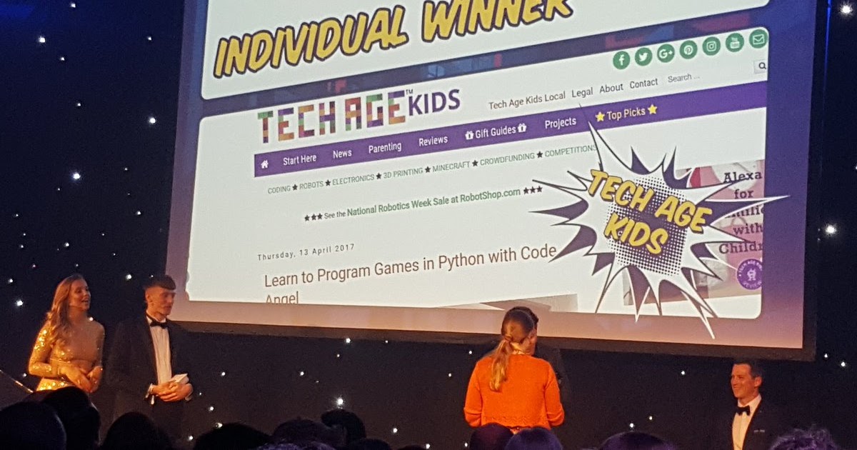 UK Blog Awards Digital and Technology Winner | Tech Age Kids ...