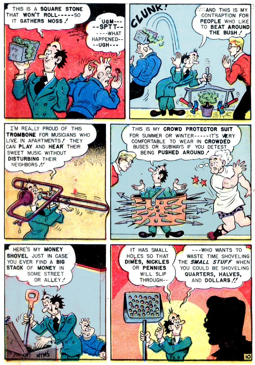 Pappy's Golden Age Comics Blogzine: Number 1280: More Sparky malarkey