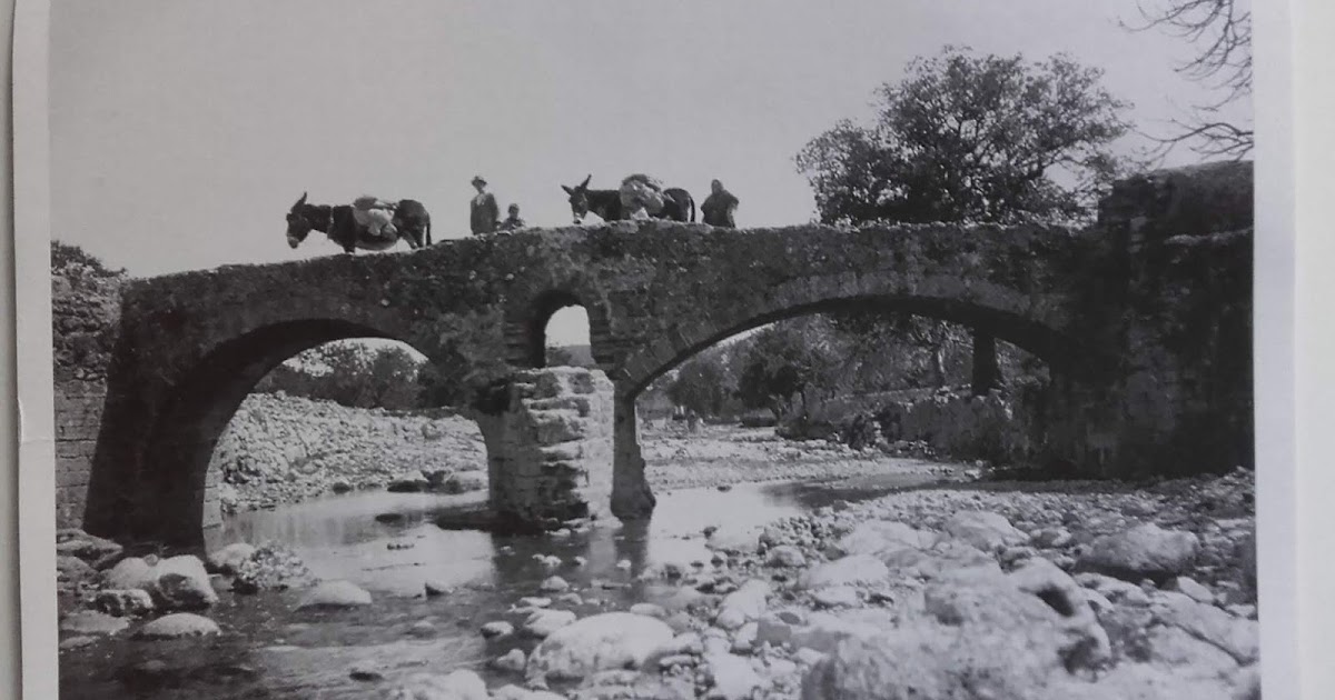 Postcards of Bridges: Roman Bridge across the Torrente de Sant Jordi in ...