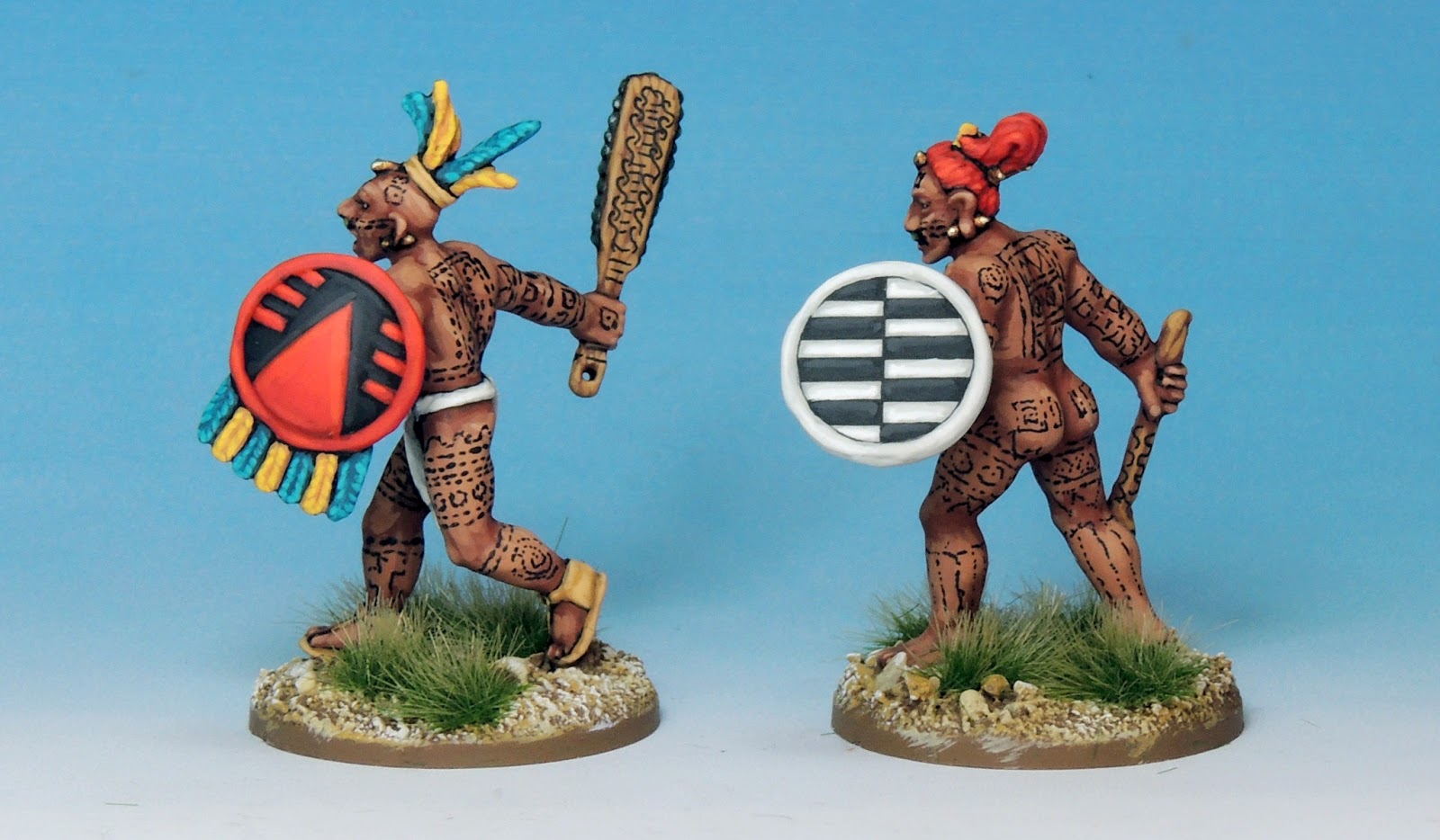 Gringo 40's: 28mm Mayan Warrior Miniatures from Gringo 40's New ...