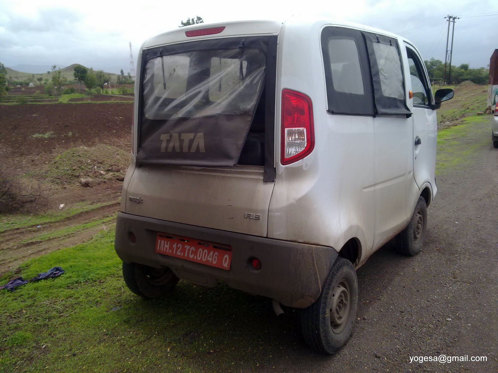 Y - an eternal Question....: Spied - On Test - Tata IRIS CNG