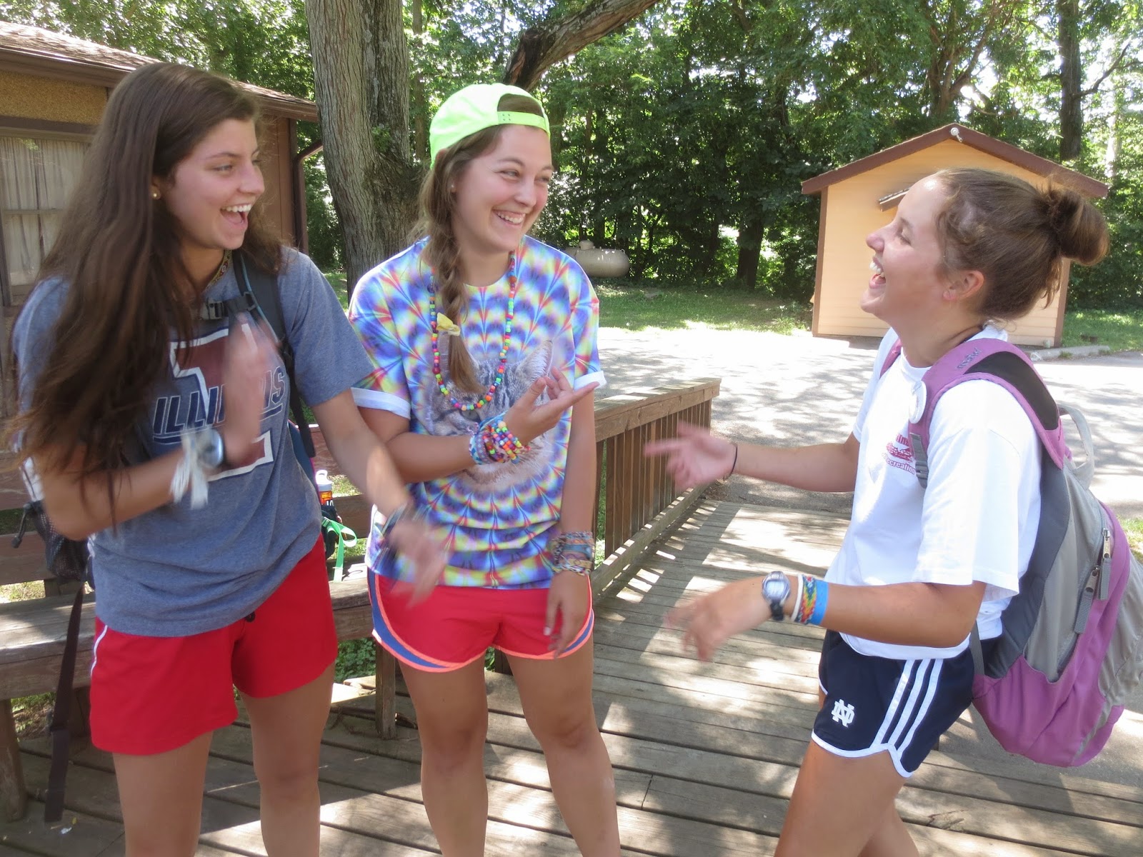 Overlap: "You can tell that we're friends by the way that we are."