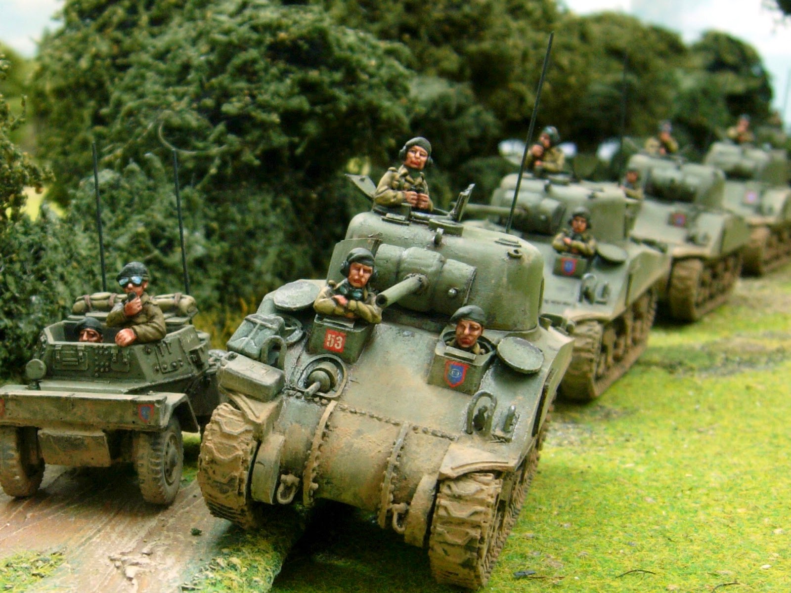 Wargaming with Silver Whistle: WW2 ALLIED ARMOUR part 2 SHERMAN TANKS.