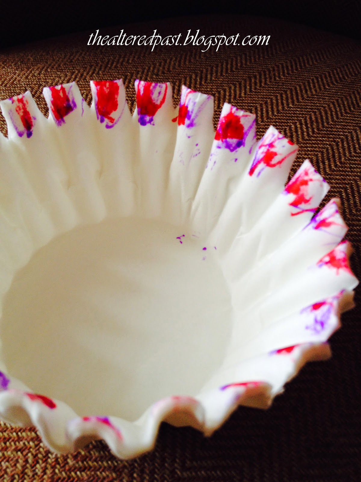 a.forte's blog of Spain Hill Farm: Beautiful Coffee Filter Flowers