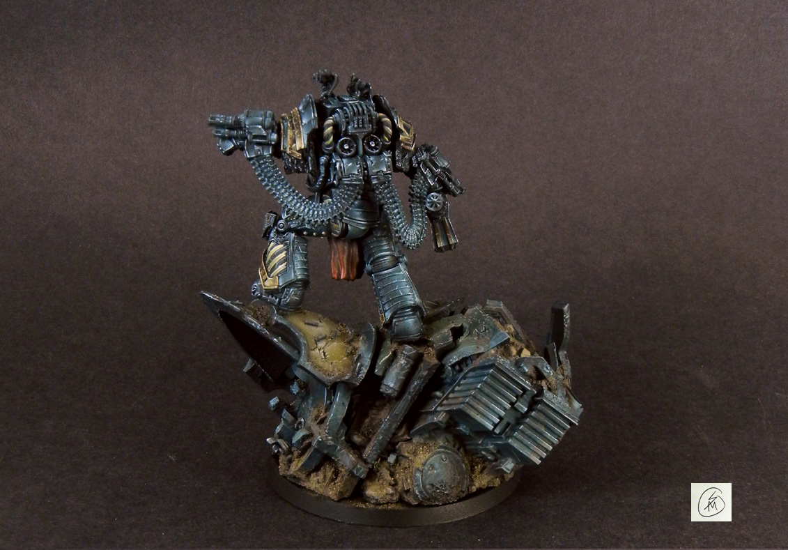 samson minis: Finished! Perturabo, Primarch of the Iron Warriors