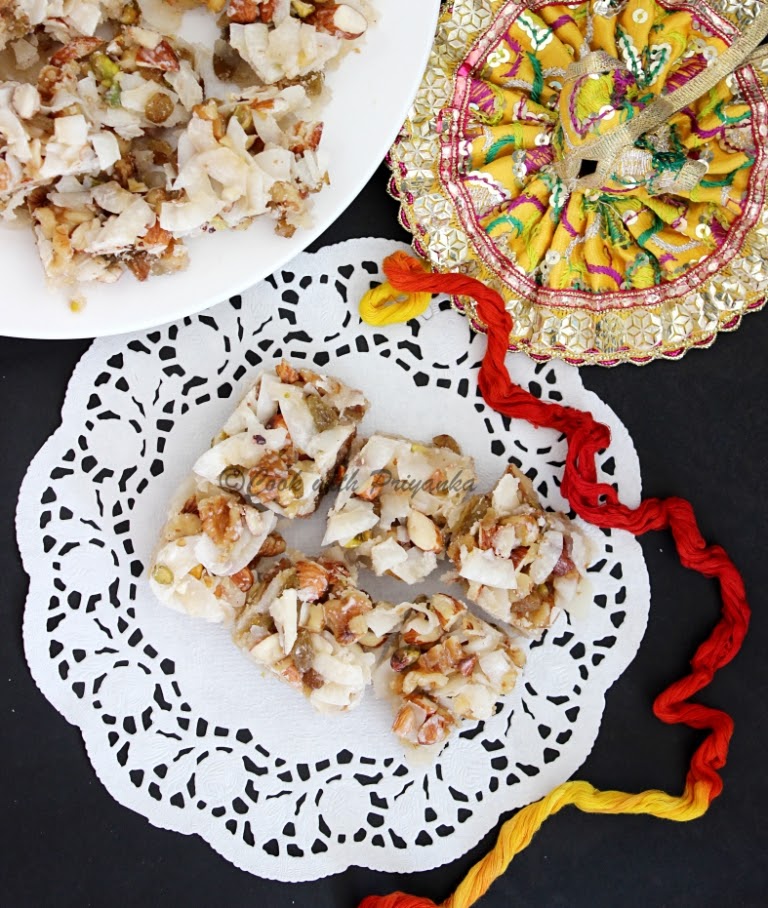 Cook with Priyanka: Panchmewa Pag (Dry fruits fudge) : Krishna ...