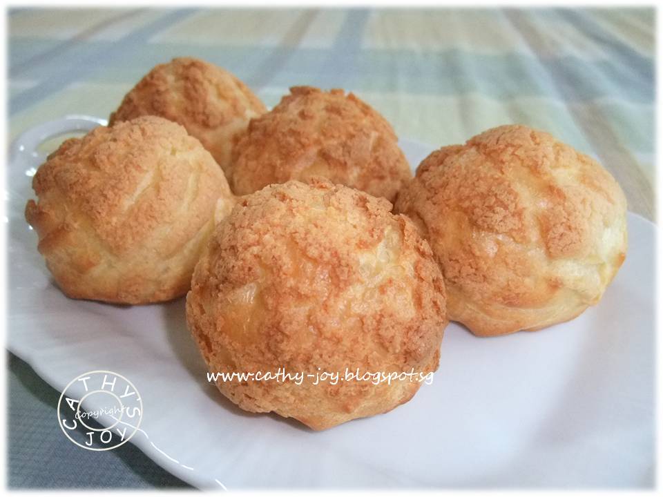 cathy's joy: Custard Cream Puffs