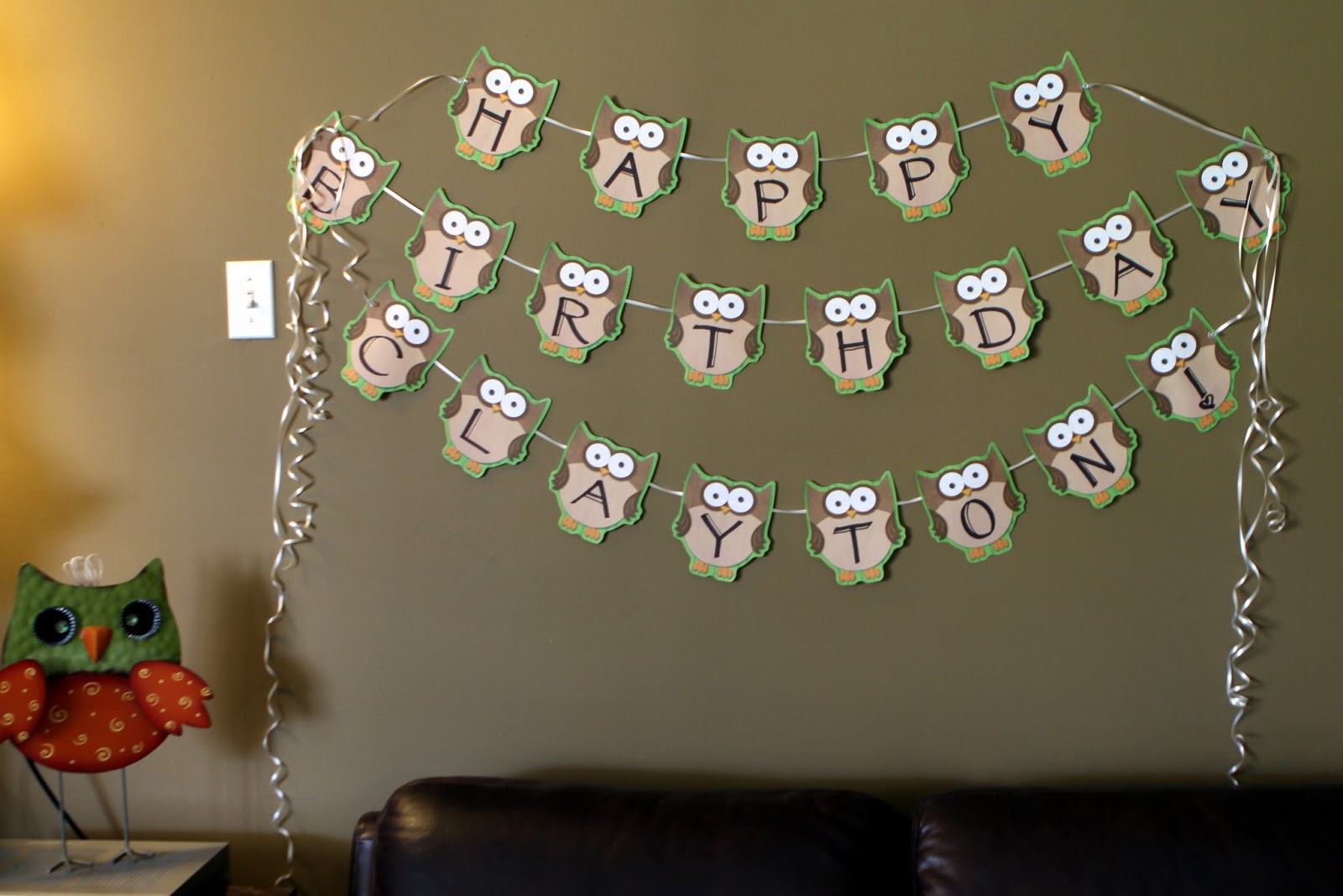 Today's Creations: Owl themed birthday party