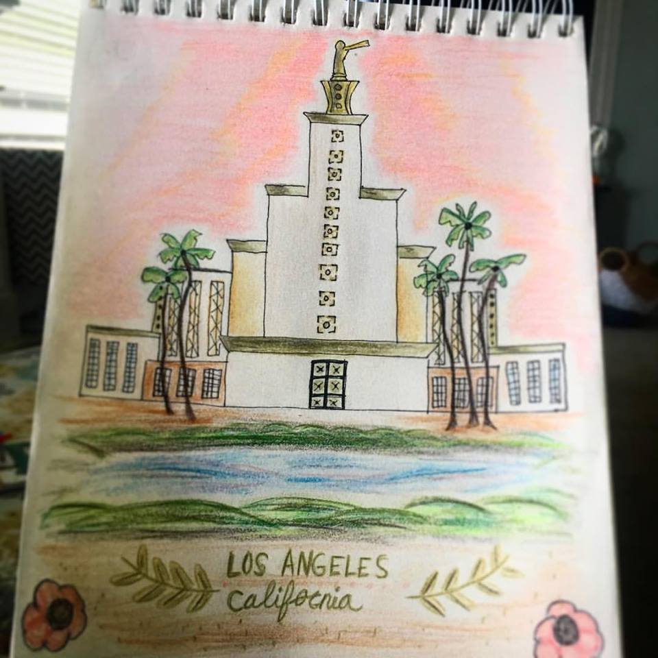 Madi's Drawings: LA California
