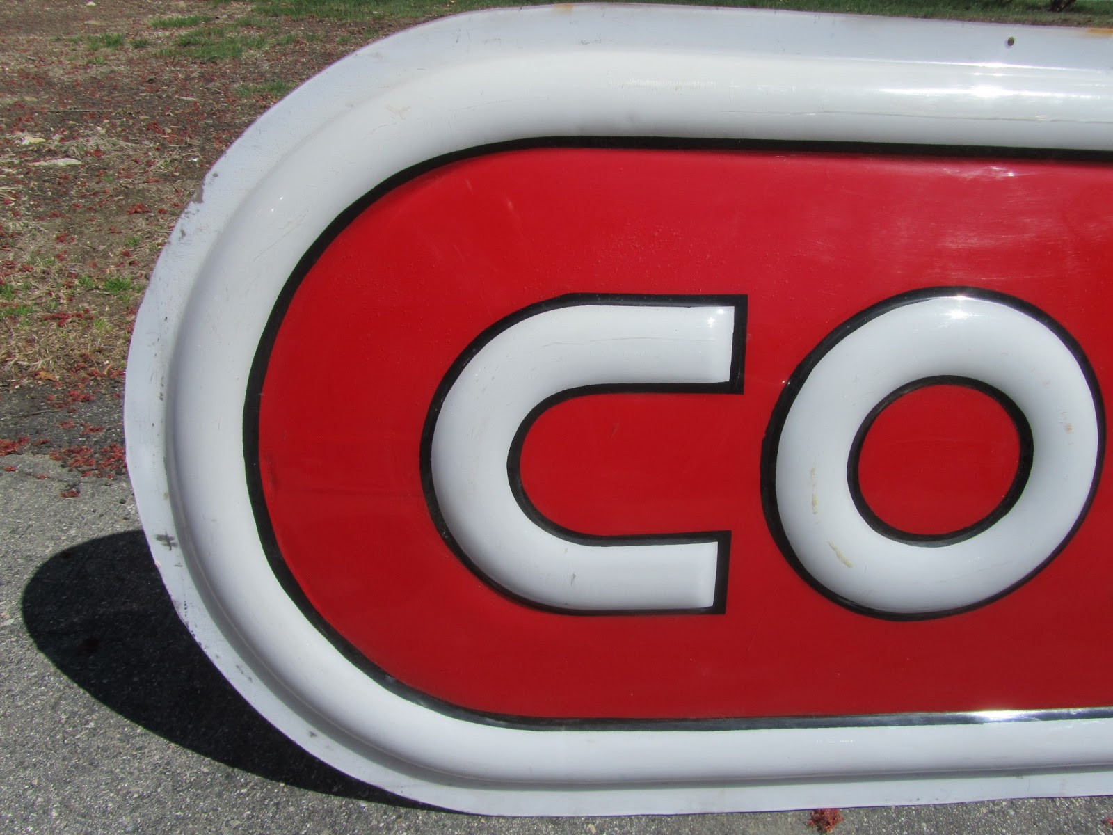 Welcome to Lovequist Antiques! : This GIANT Conoco sign would look ...