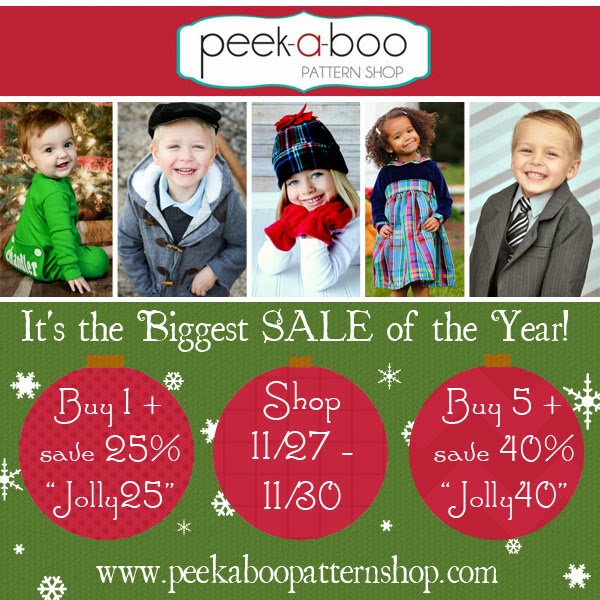 sewVery: BIG Sale at Peek-a-Boo Patterns!