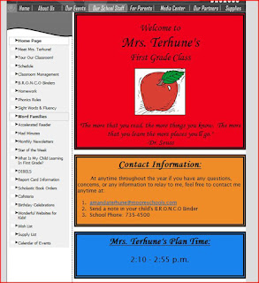 Teaching With Terhune: Classroom Website