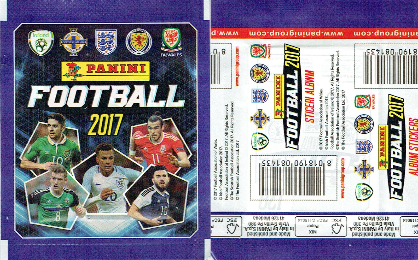 Football Cartophilic Info Exchange: Panini - Football 2017 (03) - Packets