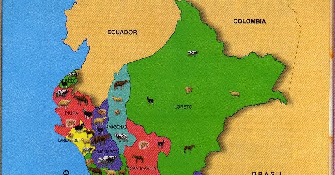 Informacion Cultural: MAPA GANADERO DEL PERÚ