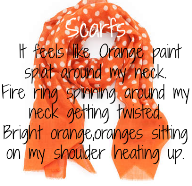 Bella @ Tamaki Primary School: The Scarf - Metaphor Poem