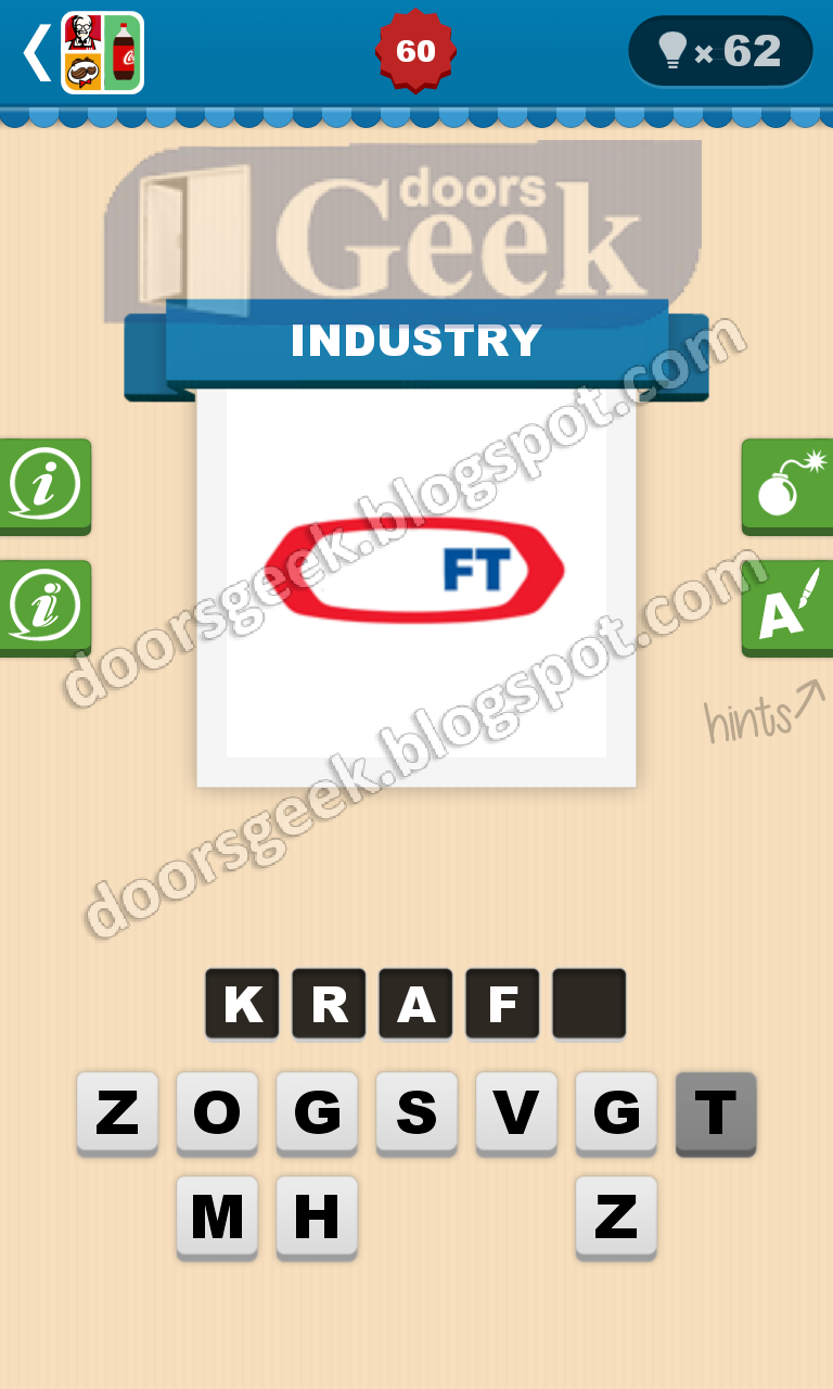 Guess The Brand Level 60 ~ Doors Geek