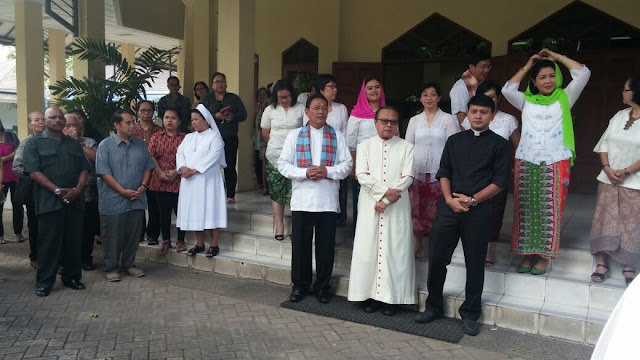 Paroki Lubang Buaya: Pelepasan Romo Yustinus Ardianto ke Wisma Samadi