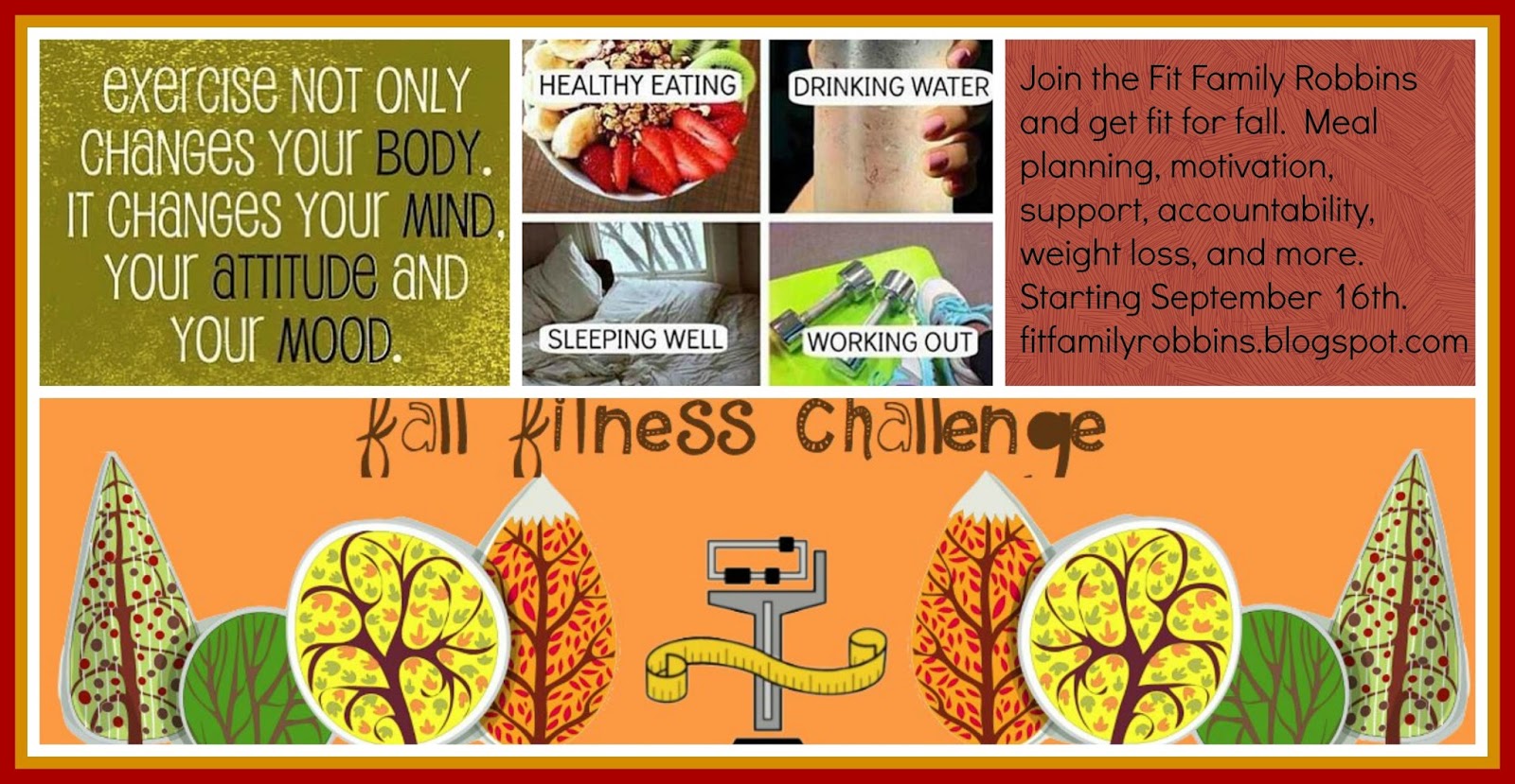 The Fit Family Robbins: Fit Family Robbins Fall Fitness Challenge