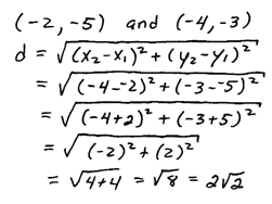 OpenAlgebra.com: Distance and Midpoint Formulas