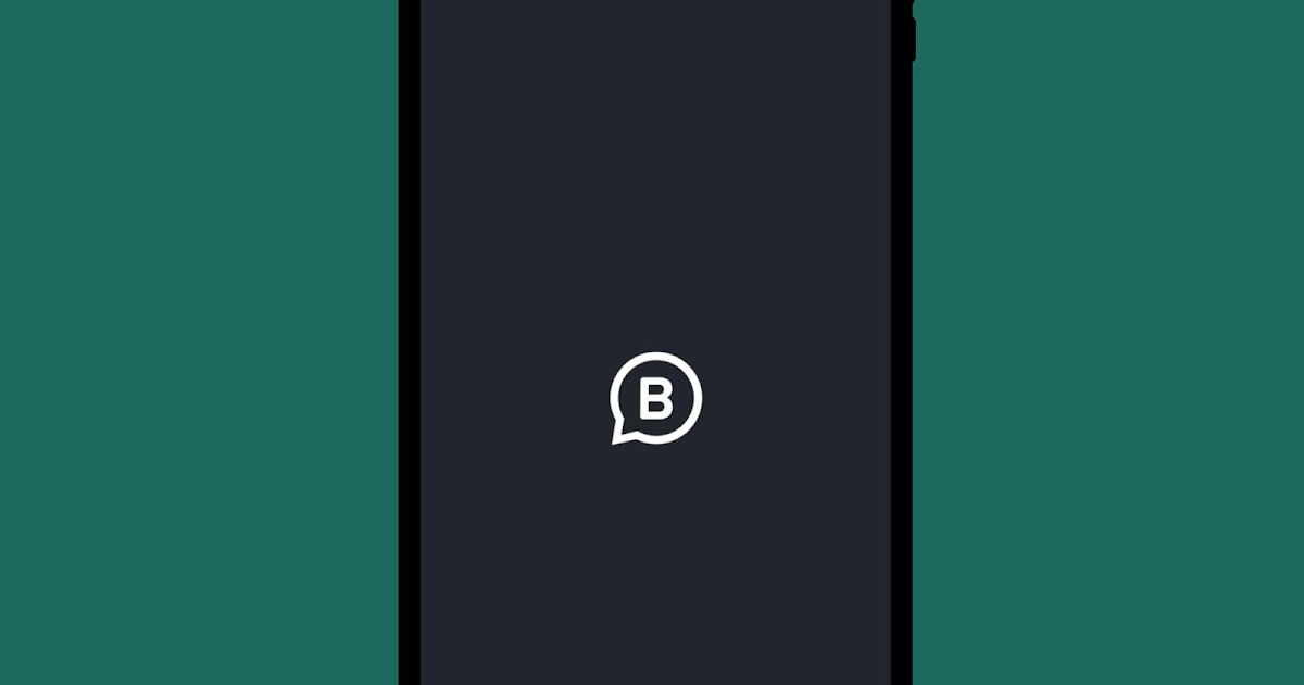 WhatsApp Business - Beta Dark Splash Screen