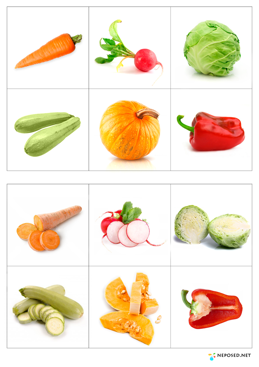 Непоседы: Лото "Овощи и фрукты"