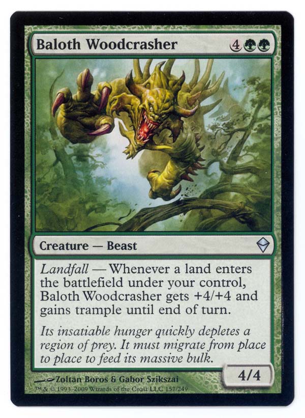 Magic the Gathering Adventures: Red and green creatures from the 2011 ...
