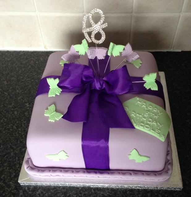 Sarah T Cakes: Parcel cake.