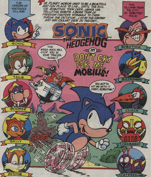Hedgehogs Can't Swim: Sonic the Hedgehog (Original Mini-Series): Issue 0