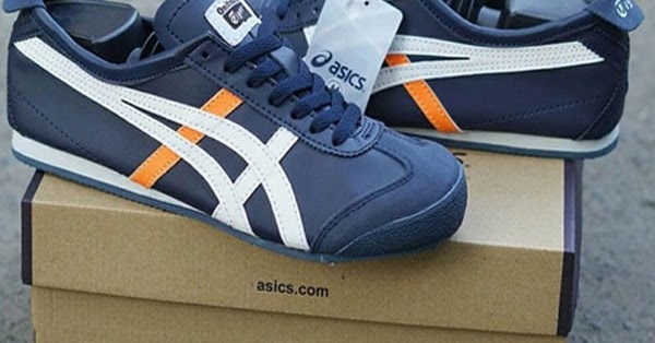 Asics Onitsuka Tiger Mexico Biru Navy [ATM1802] | Omsepatu.com