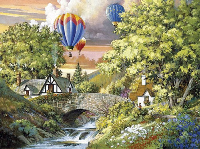 Коллекция картинок: Пейзажи и детские забавы от D.R. Laird