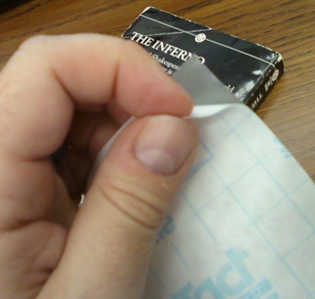 Smells Like Library: BOOK PROCESSING : Covering Paperbacks With Contact ...