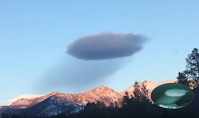 Strange ‘Spacecraft’ looking cloud filmed in the sky over South Lake ...
