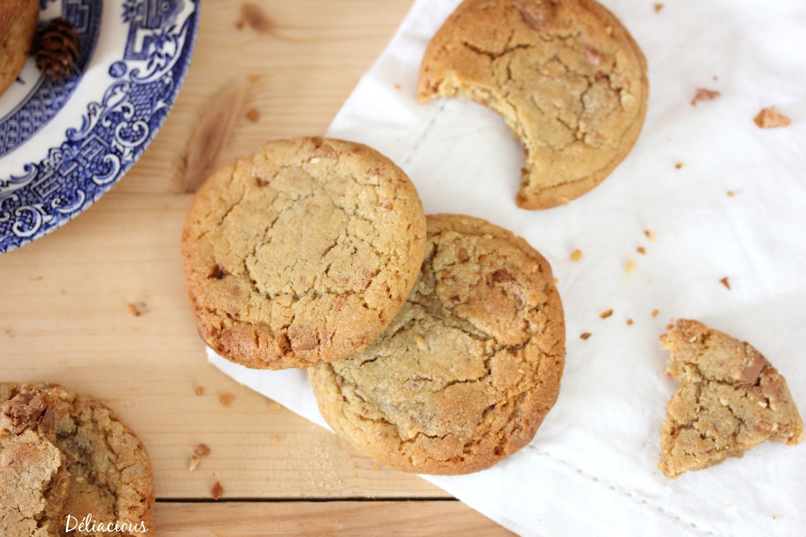 Cookies à la pralinoise et au pralin