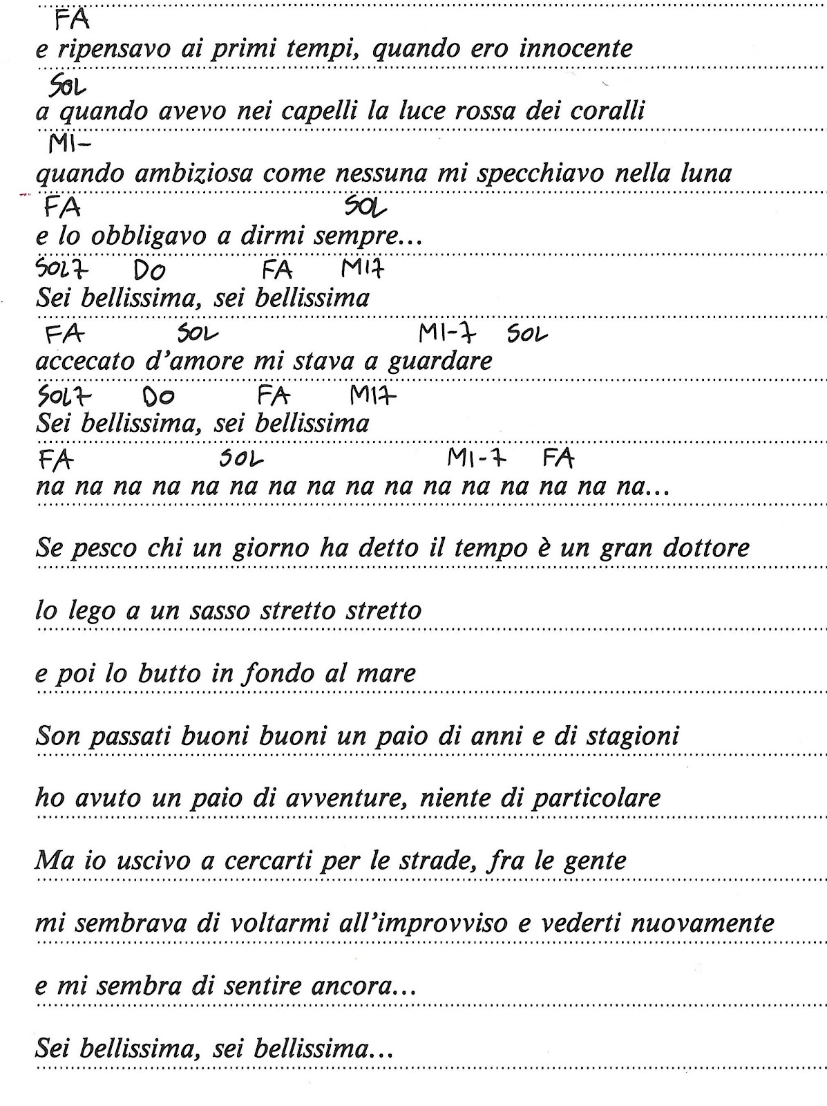 BODI SONČEK: 14 SEI BELLISSIMA (Loredana Bertè)