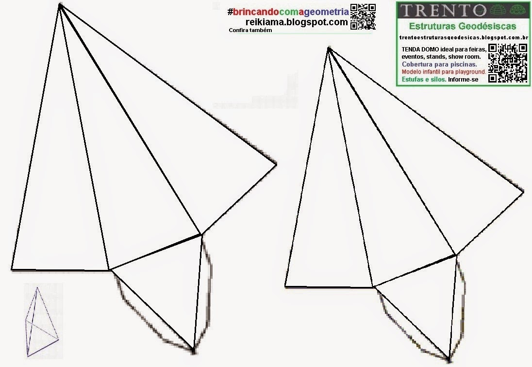 ...Brincar faz bem....: Piramide triangular molde para imprimir ...