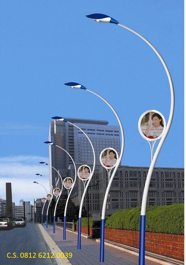 PJU GALVANIS: Model Tiang Listrik Penerangan Jalan Raya