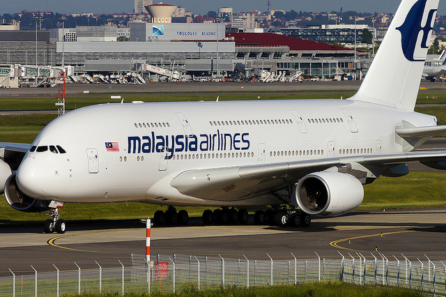 First MAS A380 moves to flight line in preparation for delivery