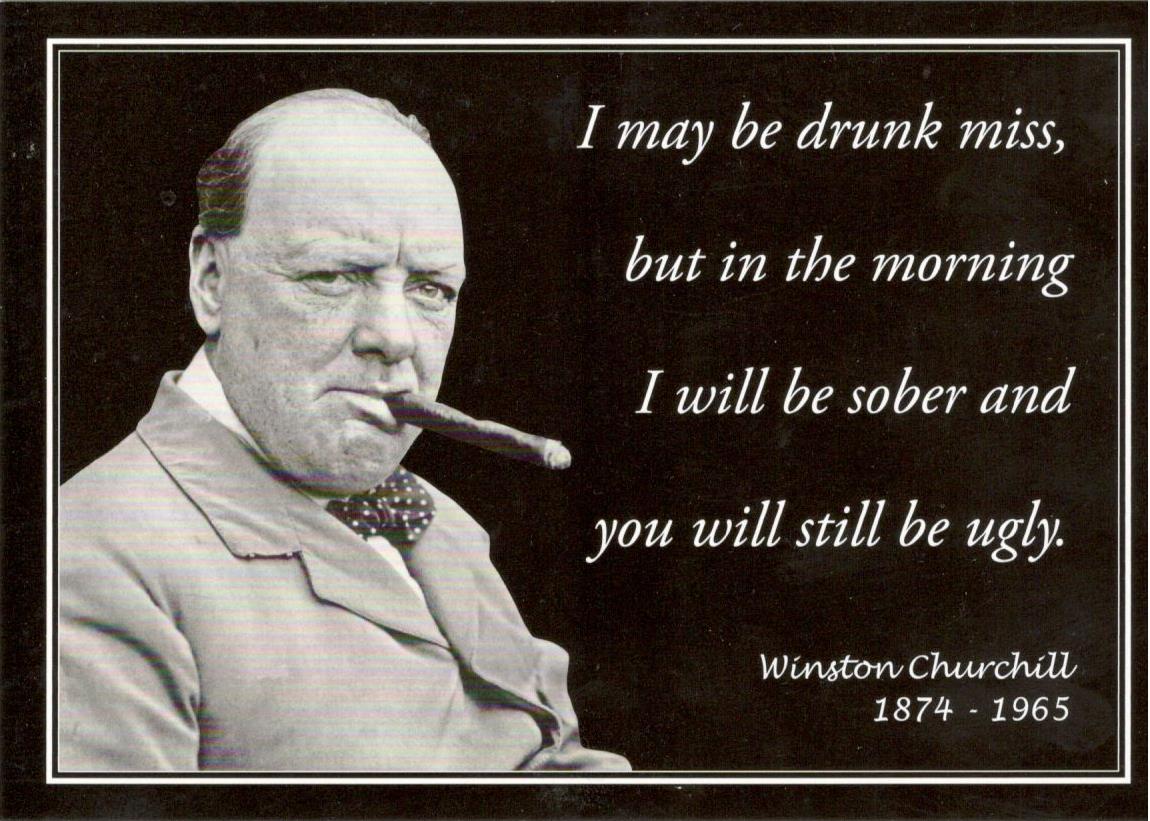 Encyclopedia Gforpollogica in postcards: Winston Churchill