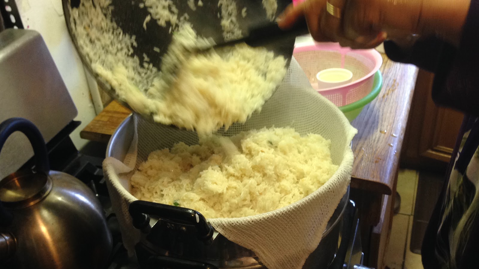 Cambodian Bai Mon (Cambodian Steamed Chicken and Rice)