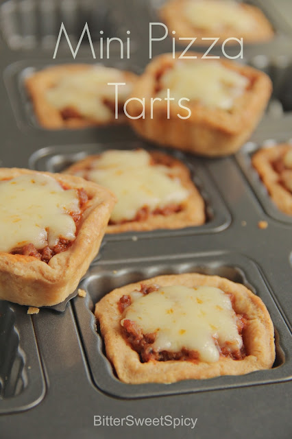 BitterSweetSpicy: Mini Pizza Tarts