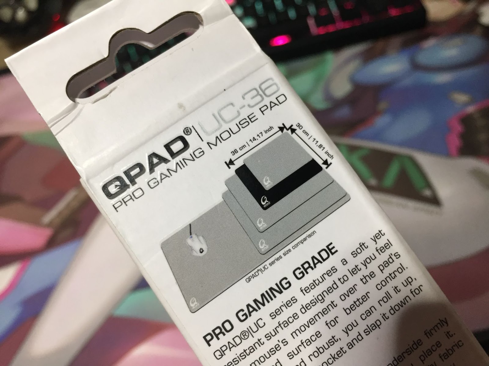 Chocolate Device2: Qpad UC V2 Pro Gaming Mouse pad