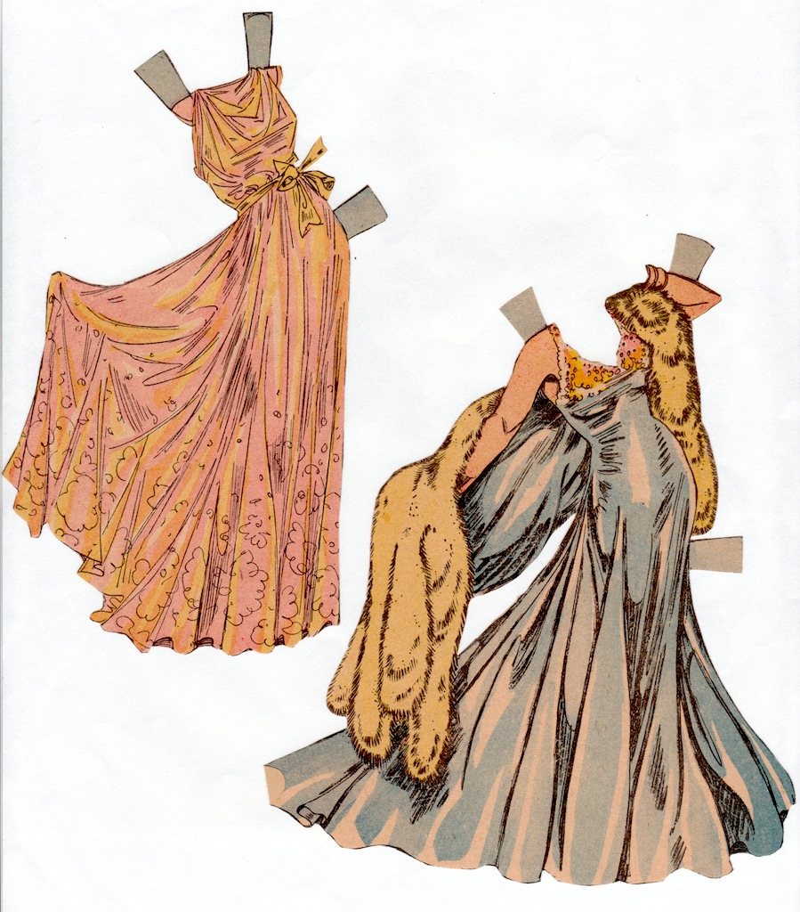 The Paper Collector: Gloria paper doll by Charlotte Ware c. 1937